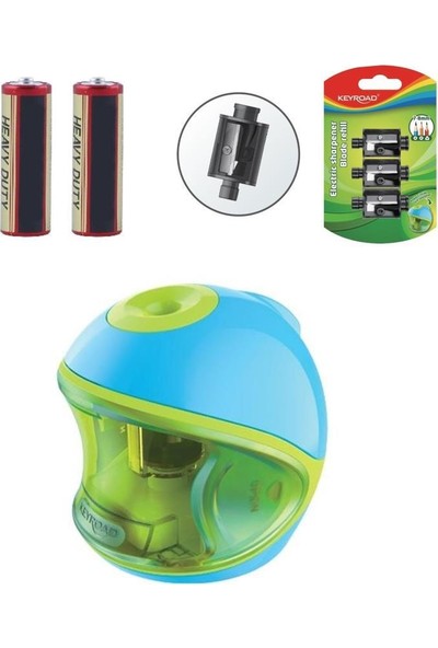 Keyroad KR971783 Pilli Otomatik Kalemtraş Mavi Keyroad KR971783 Pilli Otomatik Kalemtraş Mavi