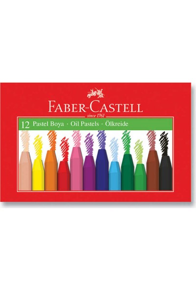 Faber-Castell Pastel Boya Karton Kutu 12 Renk 12'li