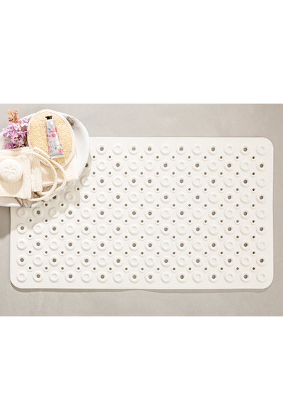 English Home Maya Pvc Duş Kaydırmazı 70X40 Taş Rengi