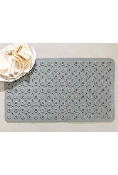 English Home Maya Pvc Duş Kaydırmazı 70X40 Antrasit