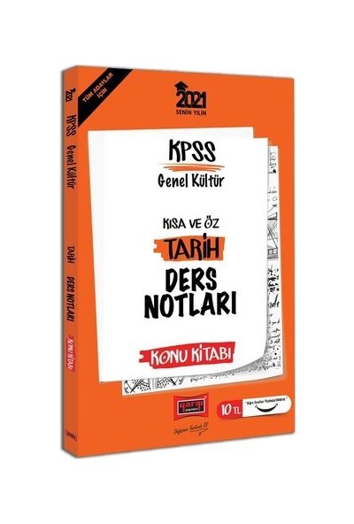 Yargı Yayınları 2021 Kpss Tarih Kısa Ve Öz Ders Notları - Mehmet Ali Tan