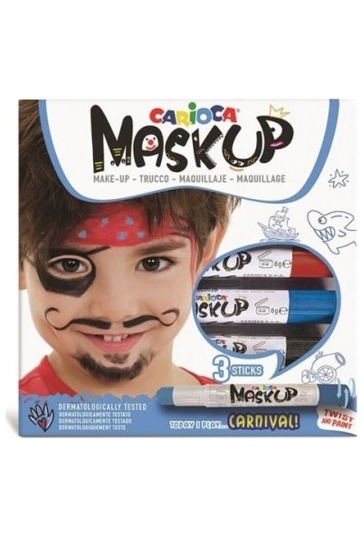 Carioca Mask Up Yüz Boyası Karnaval 3 Renk