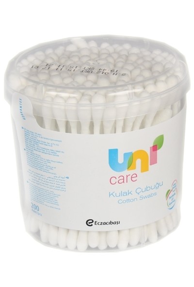 Uni Baby Uni Care Kulak Çubuğu 200'lü - 6'lı Paket Uni Baby Uni Care Kulak Çubuğu 200'lü - 6'lı Paket