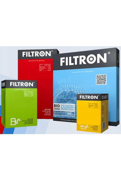 Filtron Toyota Corolla 1.4 D4D Filtre Bakım Seti 2007-2018 Filtron Toyota Corolla 1.4 D4D Filtre Bakım Seti 2007-2018