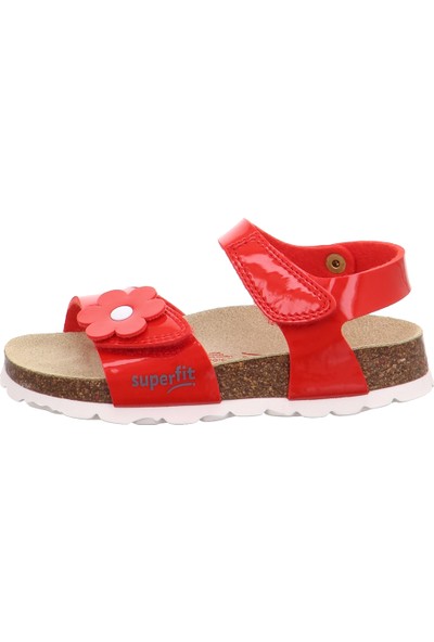 Superfit Kız Çocuk 0-600118-5000-1 Sandalet Kırmızı 24-30