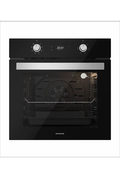 Silverline BO6502B01 6 Fonk.siyah Dijital Turbo Fırın