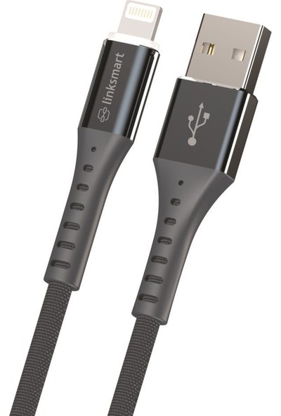 Linksmart LSM05 LED Aydınlatmalı Lightning Şarj ve Data Kablosu 120 cm