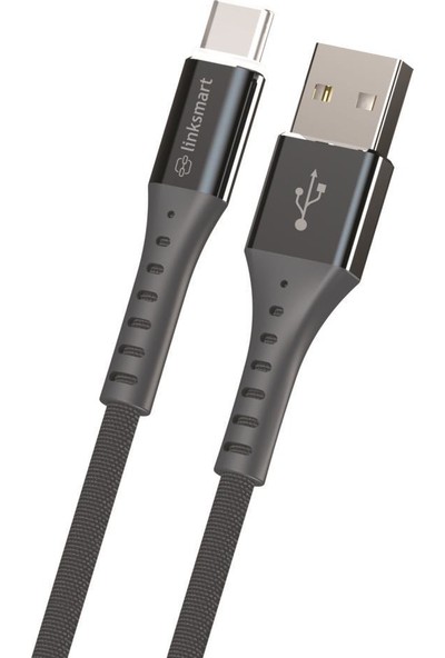 Linksmart LSM06 LED Aydınlatmalı Type-C Şarj ve Data Kablosu 120 cm