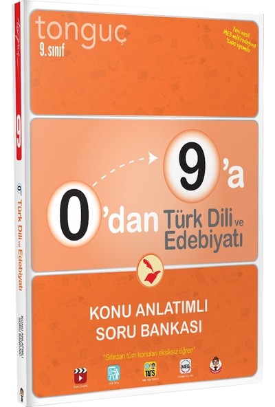 Tonguç Akademi 0'dan 9'a Türk Dili ve Edebiyatı Konu Anlatımlı Soru Bankası