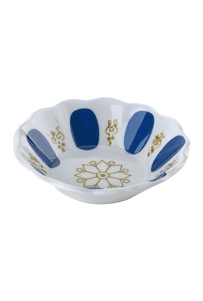 Mbk Ambalaj Melamin Mavi Çay Tabağı (12'li Paket)