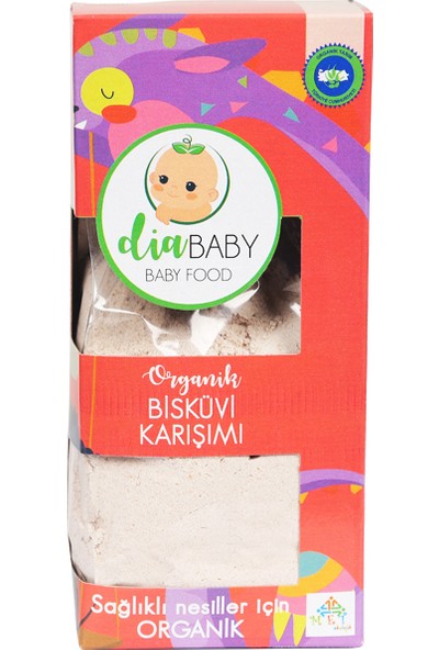 Dia Baby Organik Bisküvi Karışımı