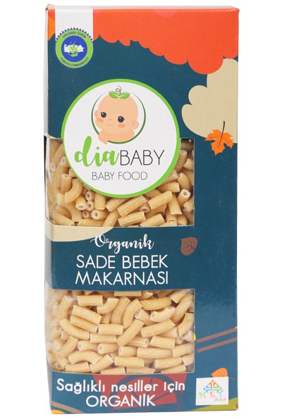 Dia Baby Organik Sade Bebek Makarnası Dia Baby Organik Sade Bebek Makarnası