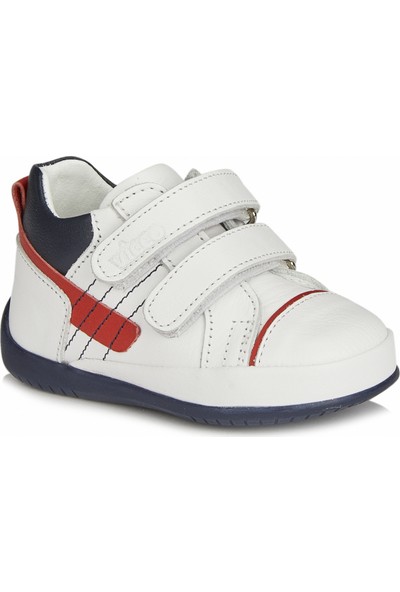 Vicco Dante Deri Erkek İlk Adım Beyaz Günlük Ayakkabı