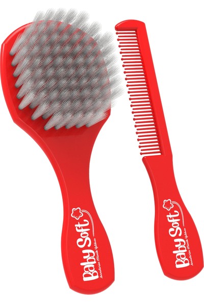 Fırça & Tarak Seti Kırmızı Kız /erkek