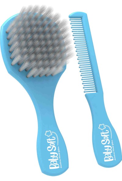 Babysoft Fırça & Tarak Seti Mavi Kız /erkek Babysoft Fırça & Tarak Seti Mavi Kız /erkek