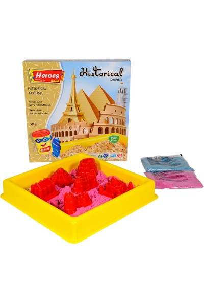 Heroes KUM-008 Heroes Kum Havuzutarihsel Kalıplar 500 gr Kumlu Set Heroes KUM-008 Heroes Kum Havuzutarihsel Kalıplar 500 gr Kumlu Set
