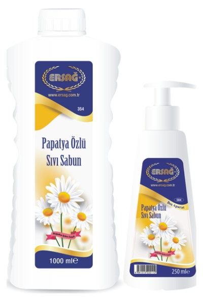 Ersağ Aparatlı Papatya Özlü Sıvı Sabun 1000 ml