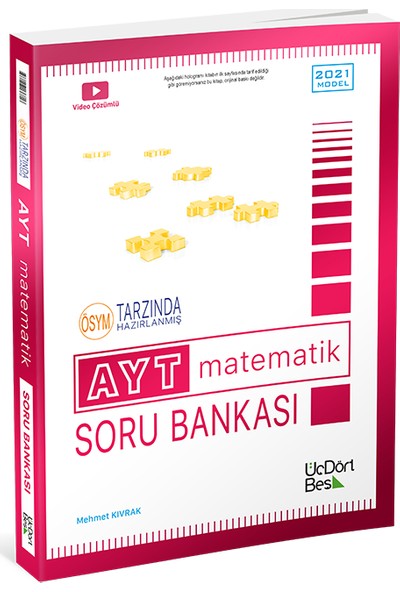ÜçDörtBeş Yayınları AYT Matematik Soru Bankası
