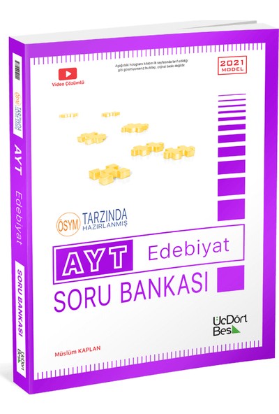 ÜçDörtBeş Yayınları AYT Edebiyat Soru Bankası