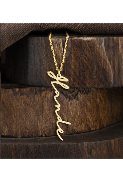 Tubiss Takı Kişiye Özel İmza Gümüş Kolye