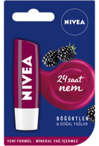 Nivea Dudak Koruyucu Böğürtlen