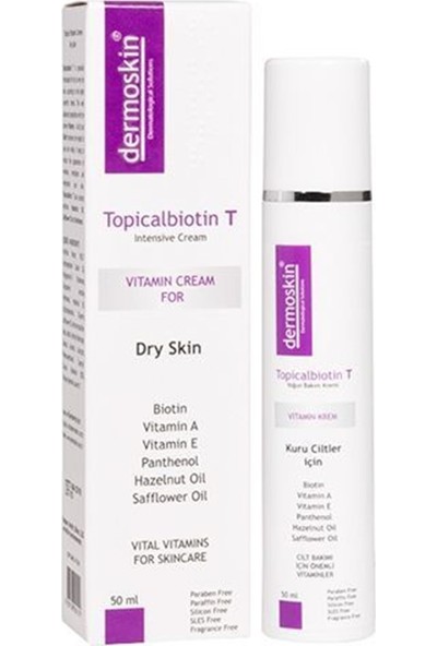 Dermoskin Topicalbiotin T Vitamin Kremi - Kuru Cilt