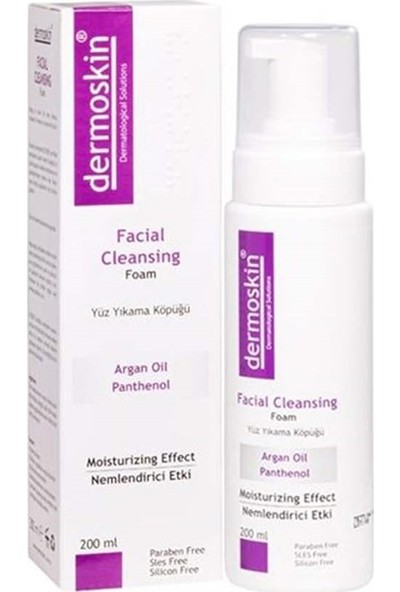 Dermoskin Facial Cleansing Foam Yüz Yıkama Köpüğü 200 ml Dermoskin Facial Cleansing Foam Yüz Yıkama Köpüğü 200 ml