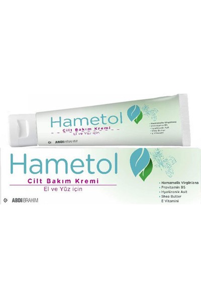 Hametol El ve Yüz Için Cilt Bakım Kremi 30 gr