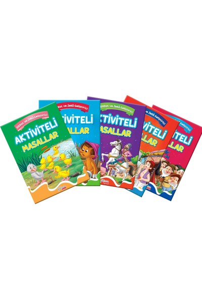 Dikkat ve Zeka Geliştirici Aktiviteli Masallar 5 Kitap Takım