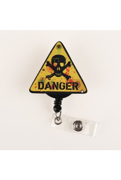 Attach Danger Ahşap Yoyo Yaka Kartlık Attach Danger Ahşap Yoyo Yaka Kartlık