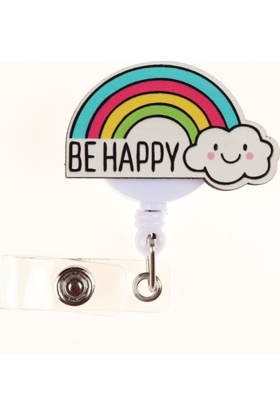 Attach Be Happy Ahşap Yoyo Yaka Kartlık Attach Be Happy Ahşap Yoyo Yaka Kartlık