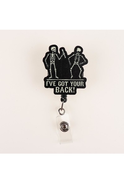 Attach I've Your Back! Ahşap Yoyo Yaka Kartlık Attach I've Your Back! Ahşap Yoyo Yaka Kartlık