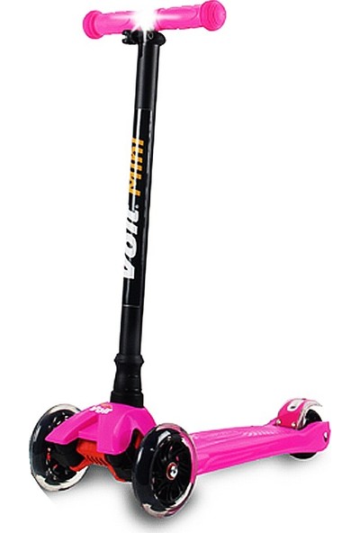 Voit Mini LED Işıklı 3 Teker Scooter -Fuşya-New Voit Mini LED Işıklı 3 Teker Scooter -Fuşya-New