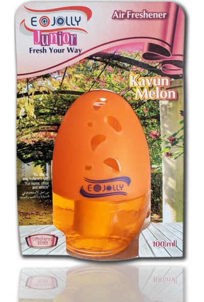 E-Jolly Koku Kolçak Içi Dünya Cam Şişe (Kavun) 100ML