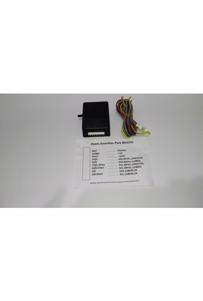 Leader Ldr 10 Ayarlı Amerikan 4 Çıkışlı Park Modülü Leader Ldr 10 Ayarlı Amerikan 4 Çıkışlı Park Modülü