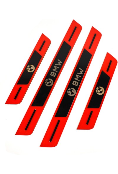 Trend Garaj Pleksi Glass Bmw Kapı Eşiği Kırmızı