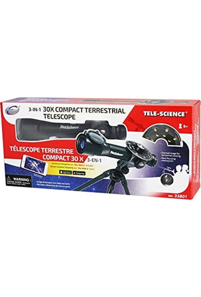 Sunman Tele-Science 3'ü 1 Arada 30MM Kompakt Karasal Teleskop 23801 Sunman Tele-Science 3'ü 1 Arada 30MM Kompakt Karasal Teleskop 23801