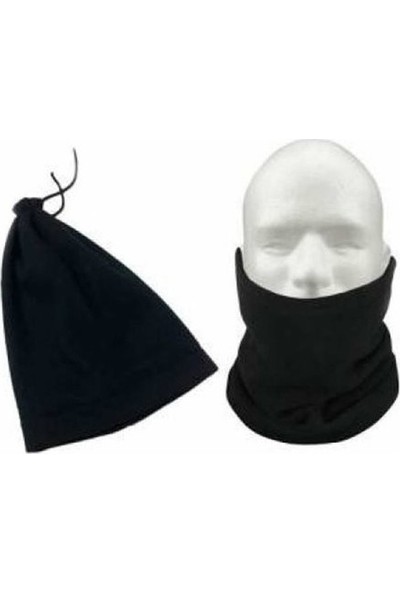 Istikamet Siyah Polar Boyunluk