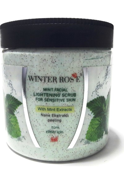 Winter Rose Tüm Ciltler Için Nane Ekstraklı Peeling 500 gr Winter Rose Tüm Ciltler Için Nane Ekstraklı Peeling 500 gr