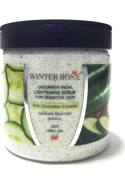 Winter Rose Tüm Ciltler Için Salatalık Ekstraklı Peeling 500 gr Winter Rose Tüm Ciltler Için Salatalık Ekstraklı Peeling 500 gr