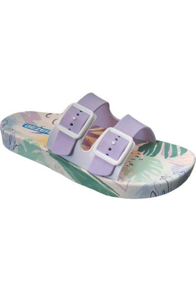 Gezer 12291 Lila Kadın Kaydırmaz Havuz/Deniz Terlik