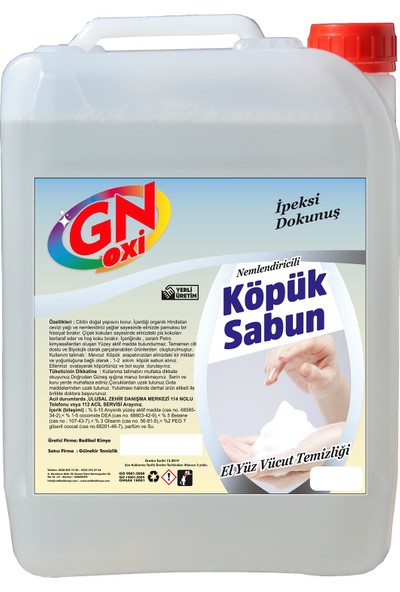 Gnoxı - Köpük Sabun 4 kg