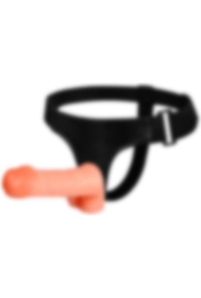 Lilitu Shop 19 cm Testisli Belden Bağlamalı Penis