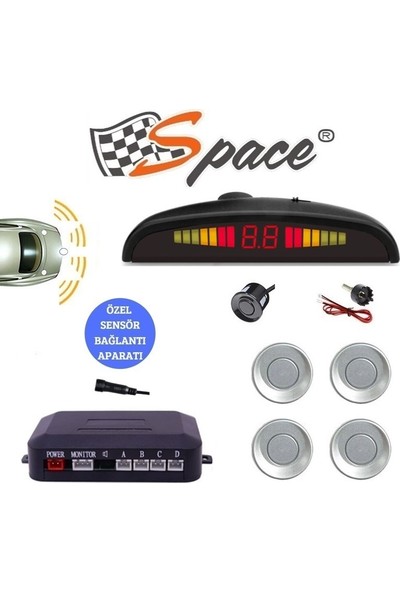 Space Park Sensörü Türkçe Sesli 22 mm Gri / GUPR19-G