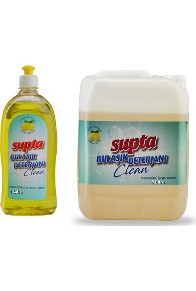 Supta 6 Lt Set Bulaşık Deterjanı Nemlendiricili Supta 6 Lt Set Bulaşık Deterjanı Nemlendiricili