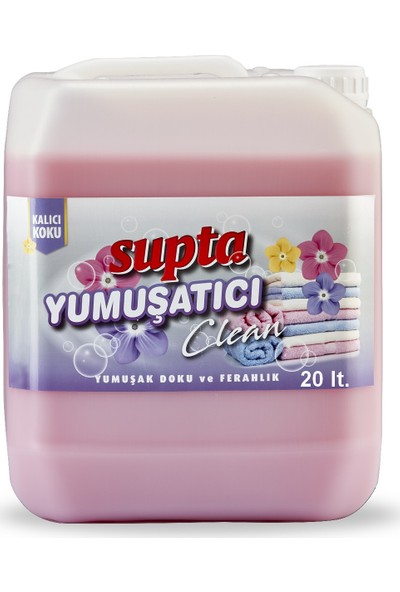 Supta Çiçek Kokulu Konsantre Yumuşatıcı 20 lt Supta Çiçek Kokulu Konsantre Yumuşatıcı 20 lt