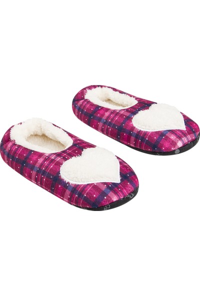 Penti Çok Renkli Check Heart Patik Çorap Penti Çok Renkli Check Heart Patik Çorap