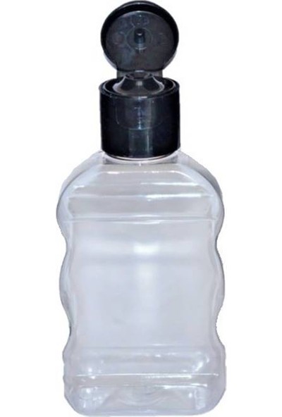 Arastana Boş Plastik Şişe 50 ml Flip Top Kapaklı 100 Adet Boş Dezenfektan Şişesi, Seyahat Şişesi Boş Pet Şişe