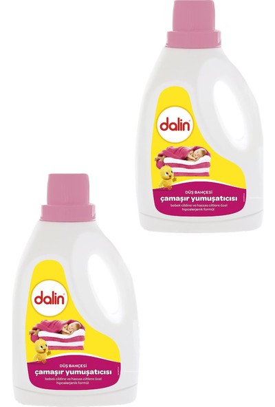 Dalin Sıvı Çamaşır Yumuşatıcısı Düş Bahçesi 1500 ml x 2 Adet