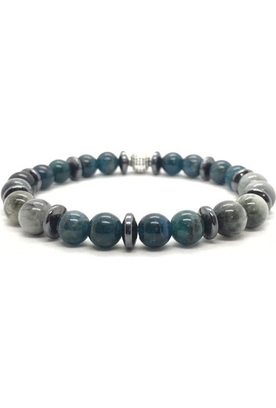 Hayalperest Boncuk Apatit & Kedi Gözü & Hematit Taşı Bileklik Hayalperest Boncuk Apatit & Kedi Gözü & Hematit Taşı Bileklik
